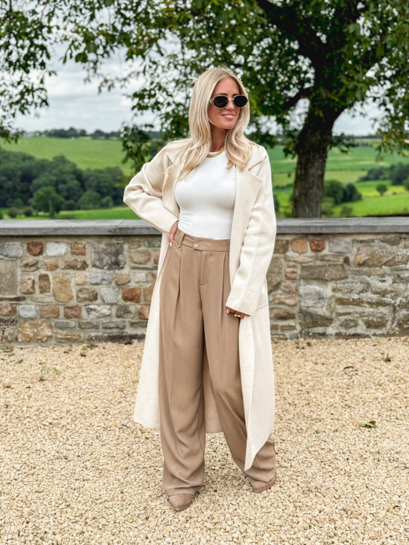 Gilet long Sonia - Beige