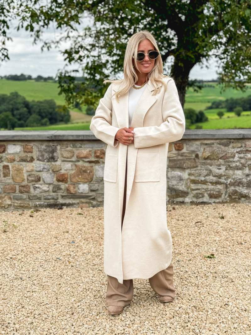 Gilet long Sonia - Beige