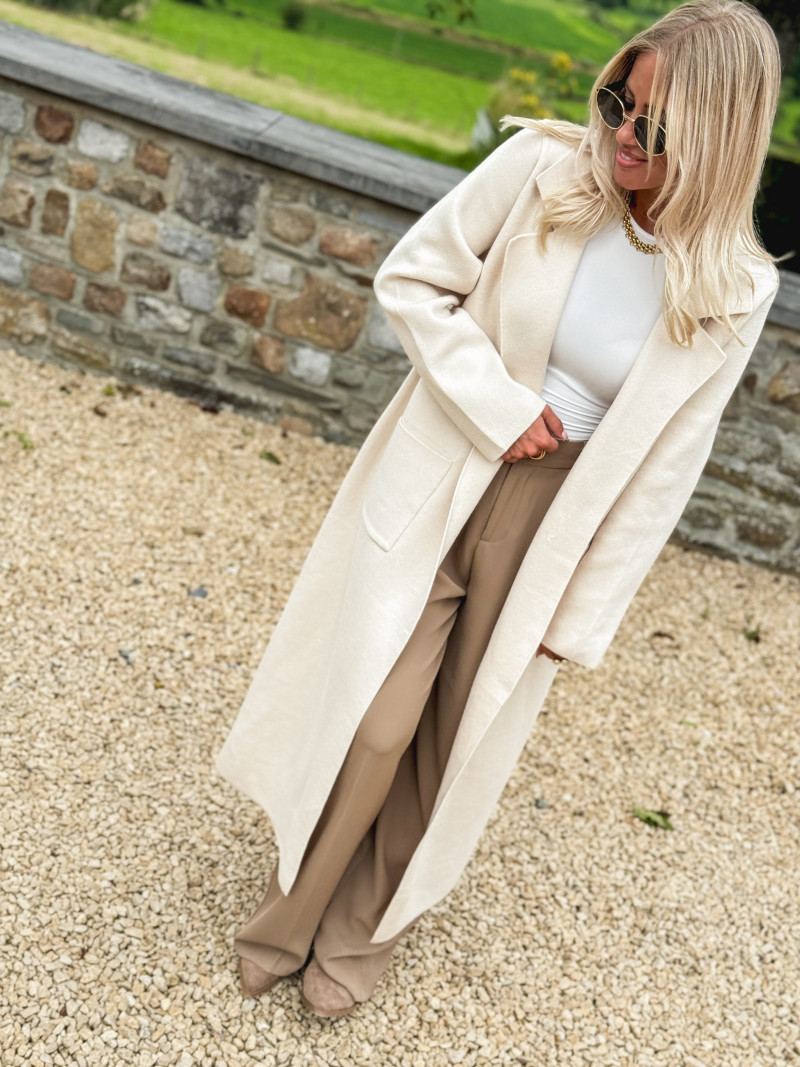 Gilet long Sonia - Beige
