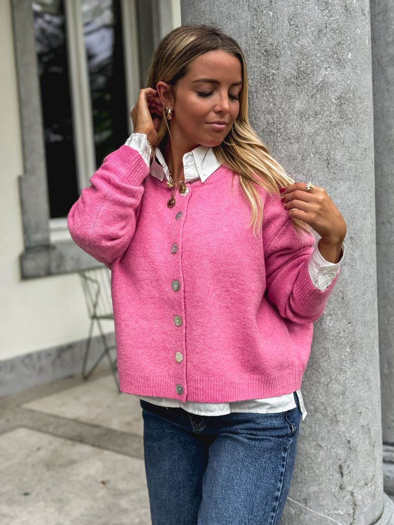 Gilet Giulia - Rose