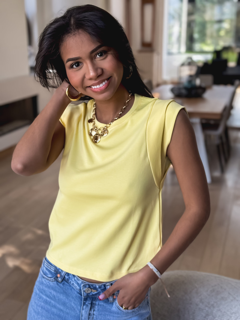 T-shirt Athènes - Jaune