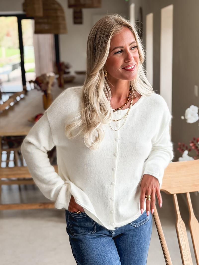 Pull Zaria - Blanc