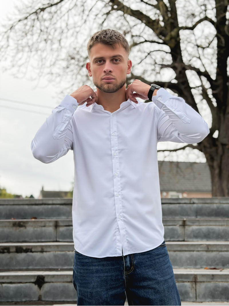 Chemise Parme - Blanc